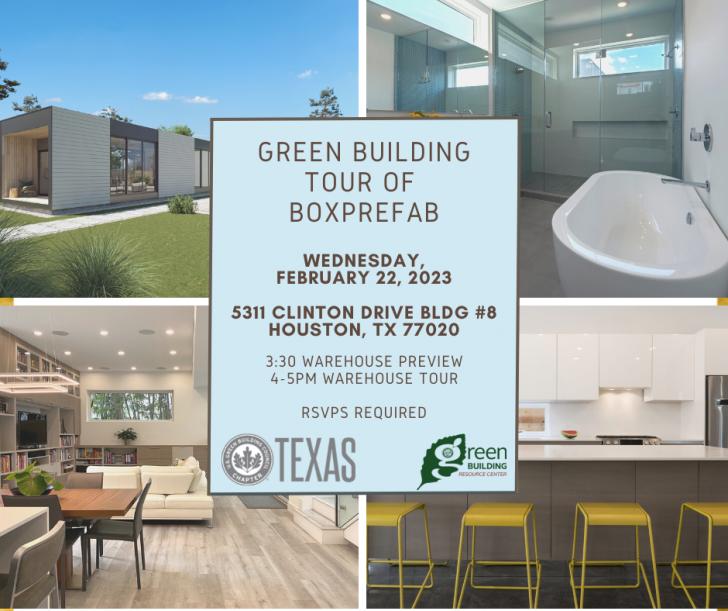 Free Green Building Tour - Boxprefab, February 22, Houston, Texas - Green Building Events - Rate ...
