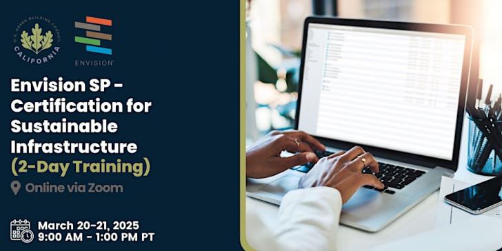 Envision SP - Certification for Sustainable Infrastructure, 2-Day ...