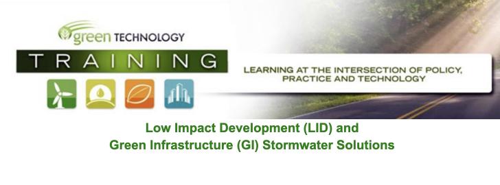 Low Impact Development (LID) and Green Infrastructure (GI) Stormwater ...