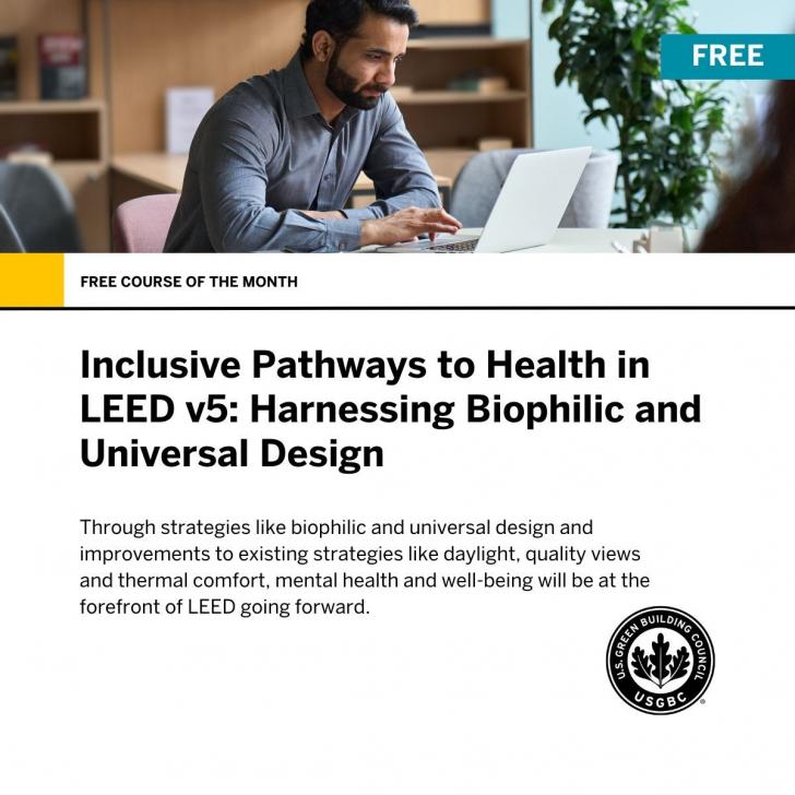 Free Webinar: Inclusive Pathways to Health in LEED v5: Harnessing ...